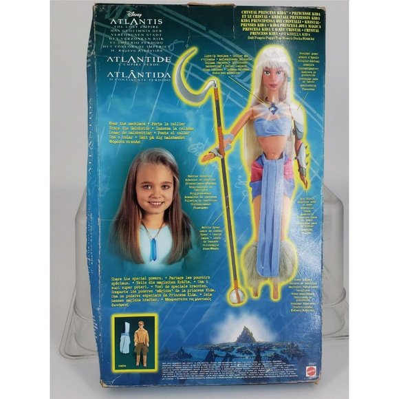 Mattel | Other | Princess Kida Lights Up Doll Action Figure Disney ...